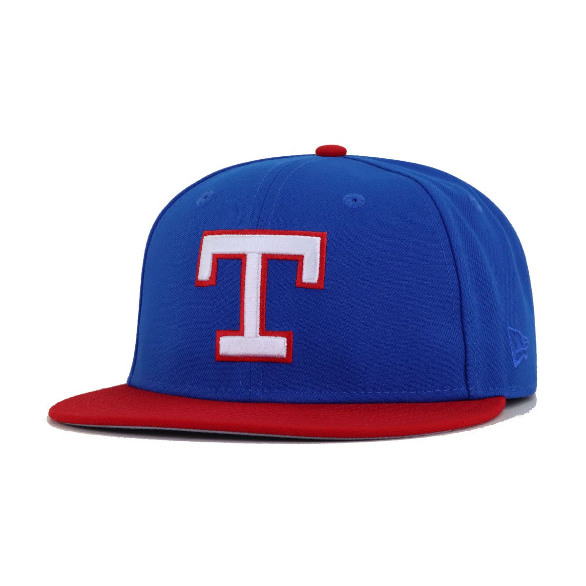 Texas Rangers Blue Azure Scarlet 1972 New Era 59Fifty Fitted